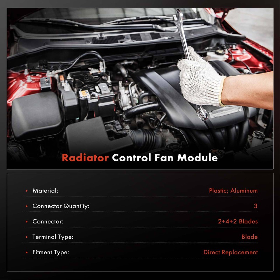 Radiator Cooling Fan Control Module for Ford Flex Taurus Chevrolet ...