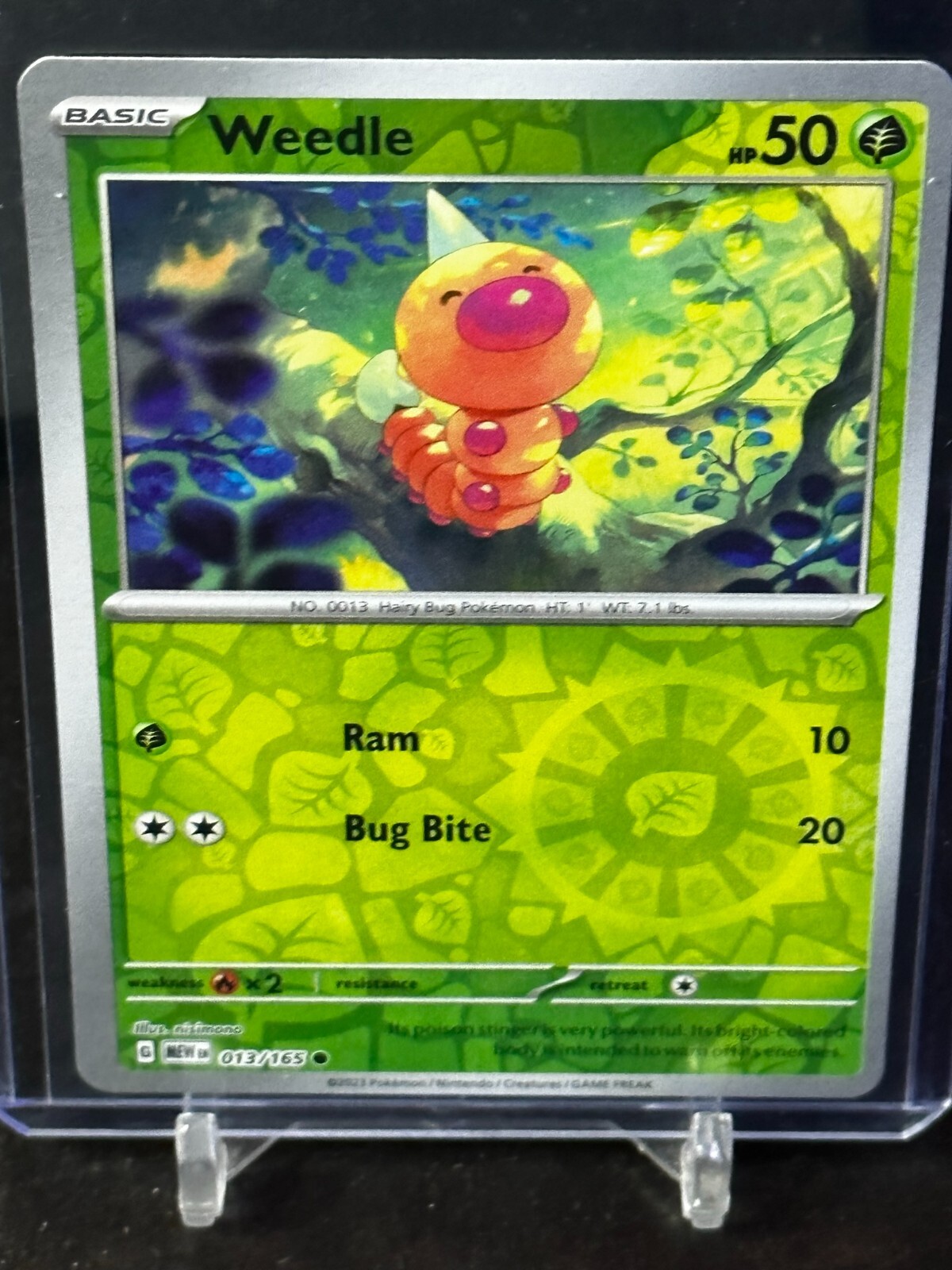 Pokemon 151 Weedle 013/165 Reverse Holo | eBay