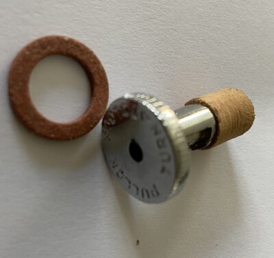 EWARTS PULL ON PLUNGER STYLE PETROL FUEL TAP WITH CORK FOR BSA NORTON ...