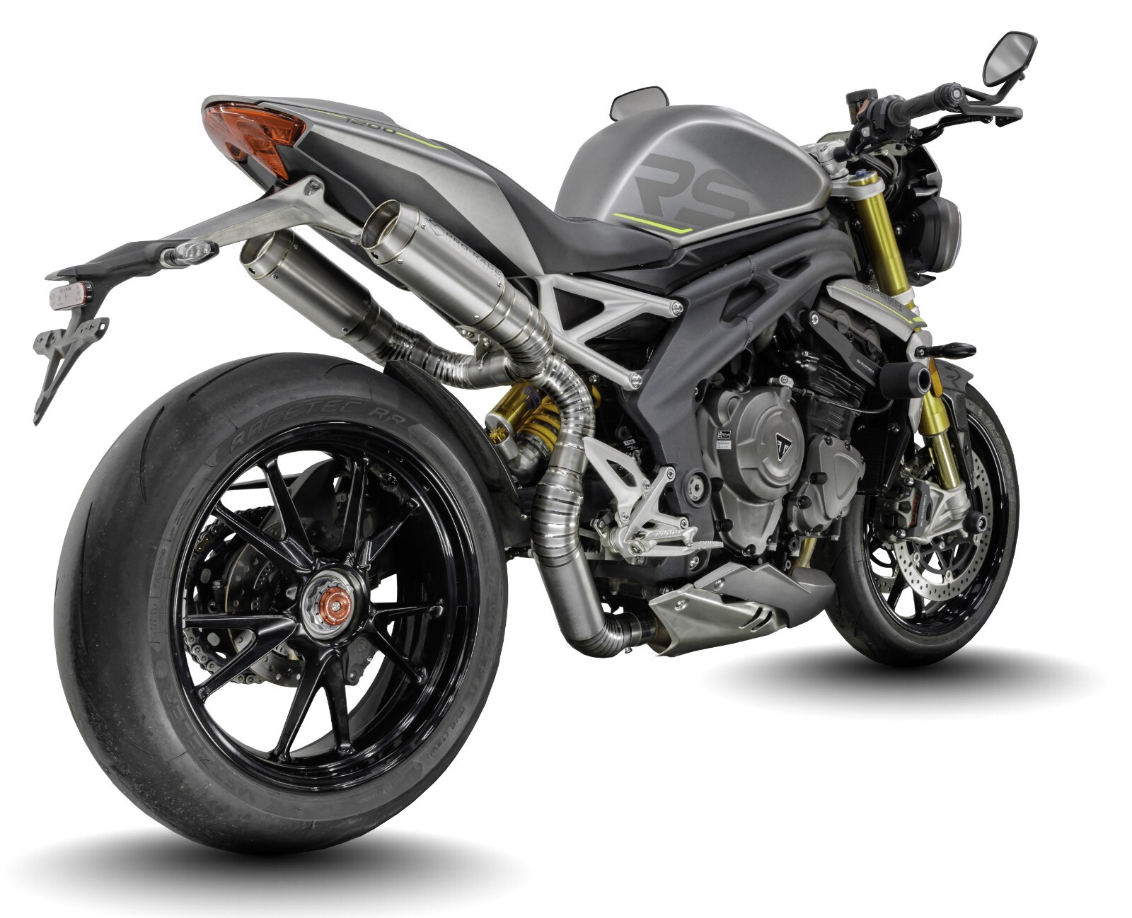 Triumph speed triple 1200 RS/RR 2021-2024 GP-R2 Titanium under-seat ...