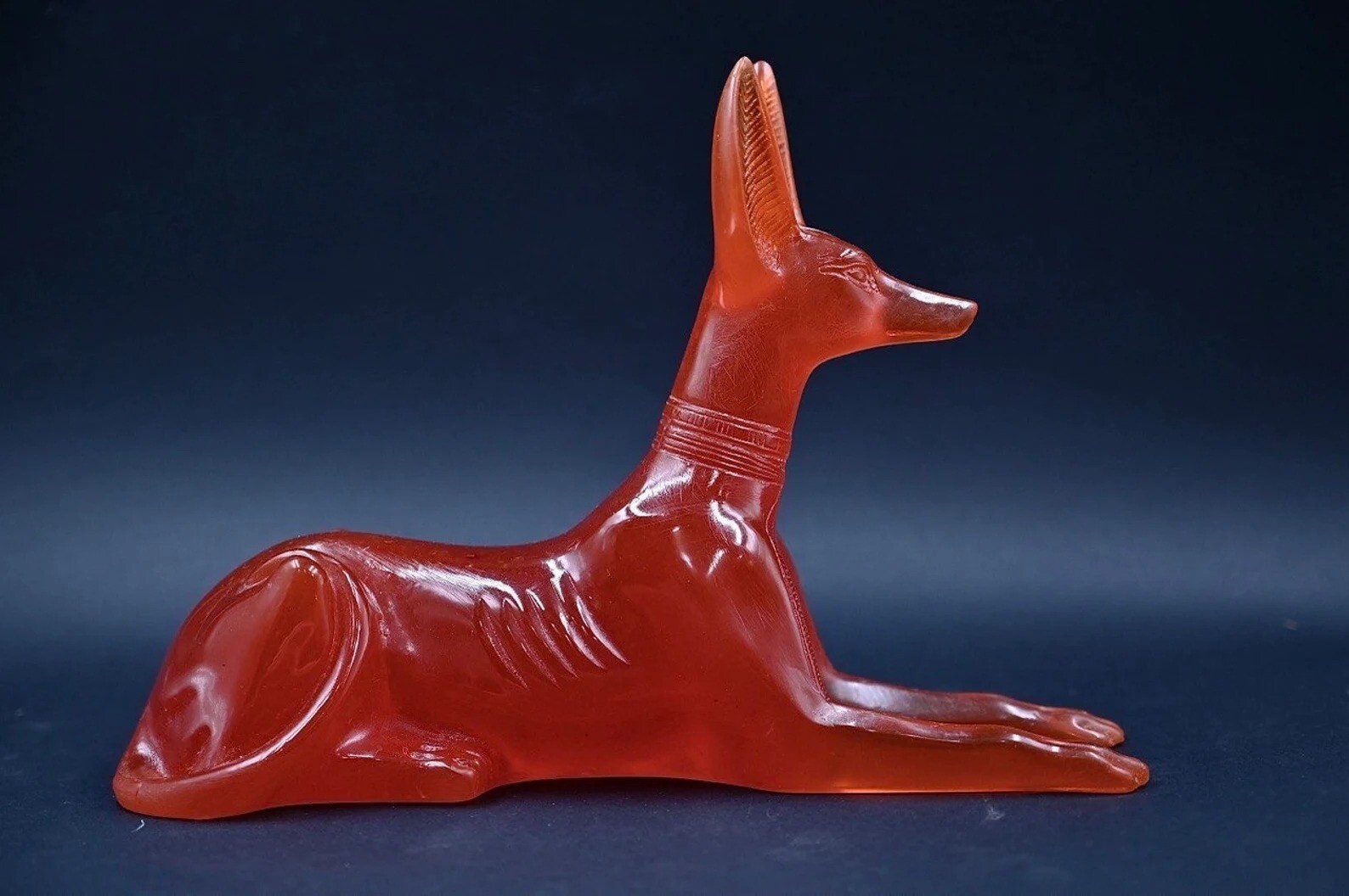 ANCIENT ANTIQUE MASTERPIECE ANUBIS STATUE GOD OF FUNERARY RITES MADE ...