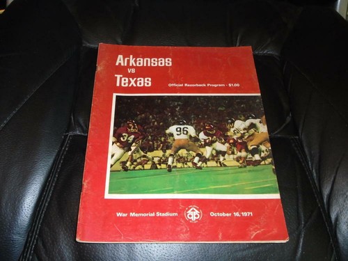 1972 USC AT ARKANSAS COLLEGE FOOTBALL PROGRAM EX | eBay