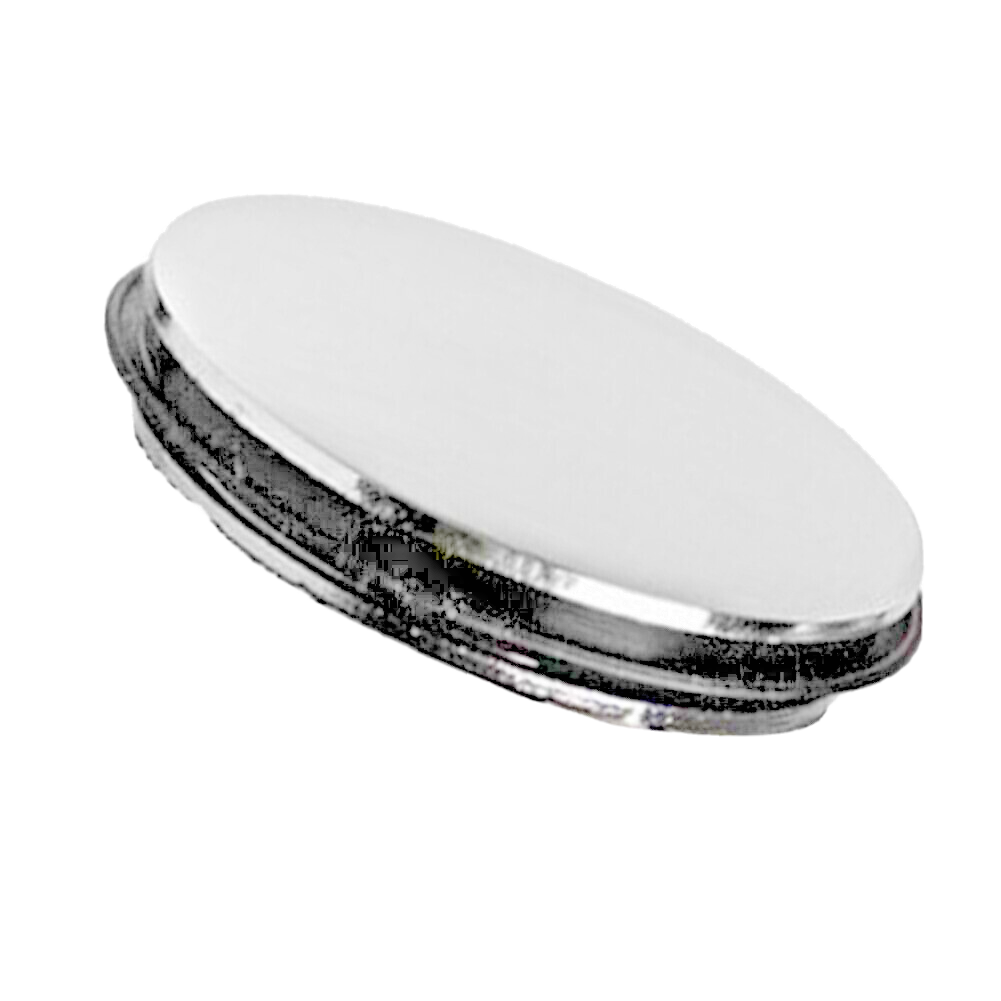 38mm Replacement Sink/Basin Waste Cap - Pop Up Chrome Plug & Black ...