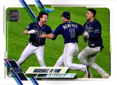 2021 Topps #353 Baseball is Fun! (Brett Phillips / Renfroe / Willy ...