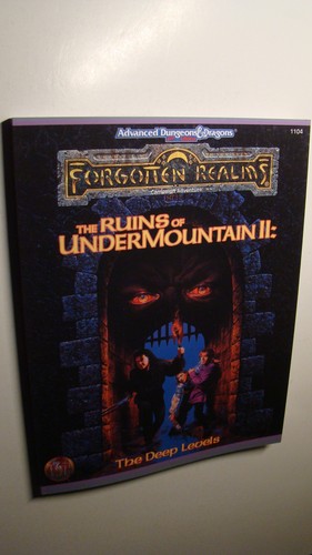 FORGOTTEN REALMS RUINS OF UNDERMOUNTAIN II: DEEP *NEW MINT NEW ...
