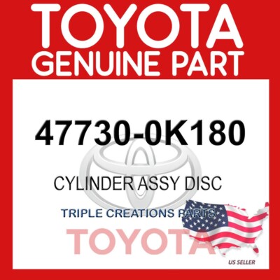 Genuine Toyota 47730-0K180 Cylinder Assy Front Disc Brake RH 477300K180 ...
