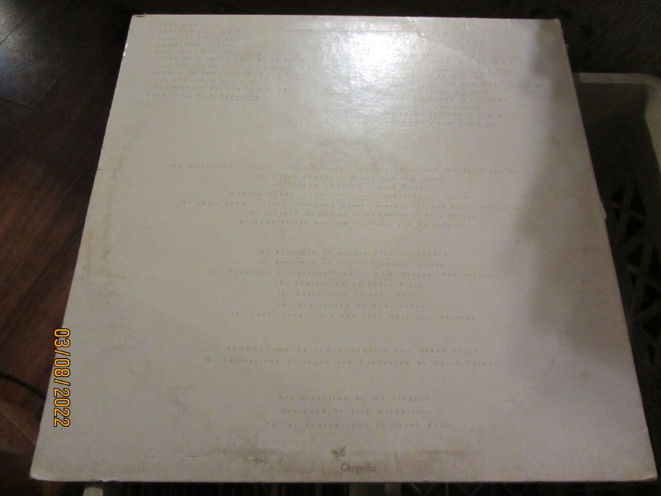 JETHRO TULL: M.U. The Best Of Jethro Tulll - 1975 - CHR-1078- LP | eBay