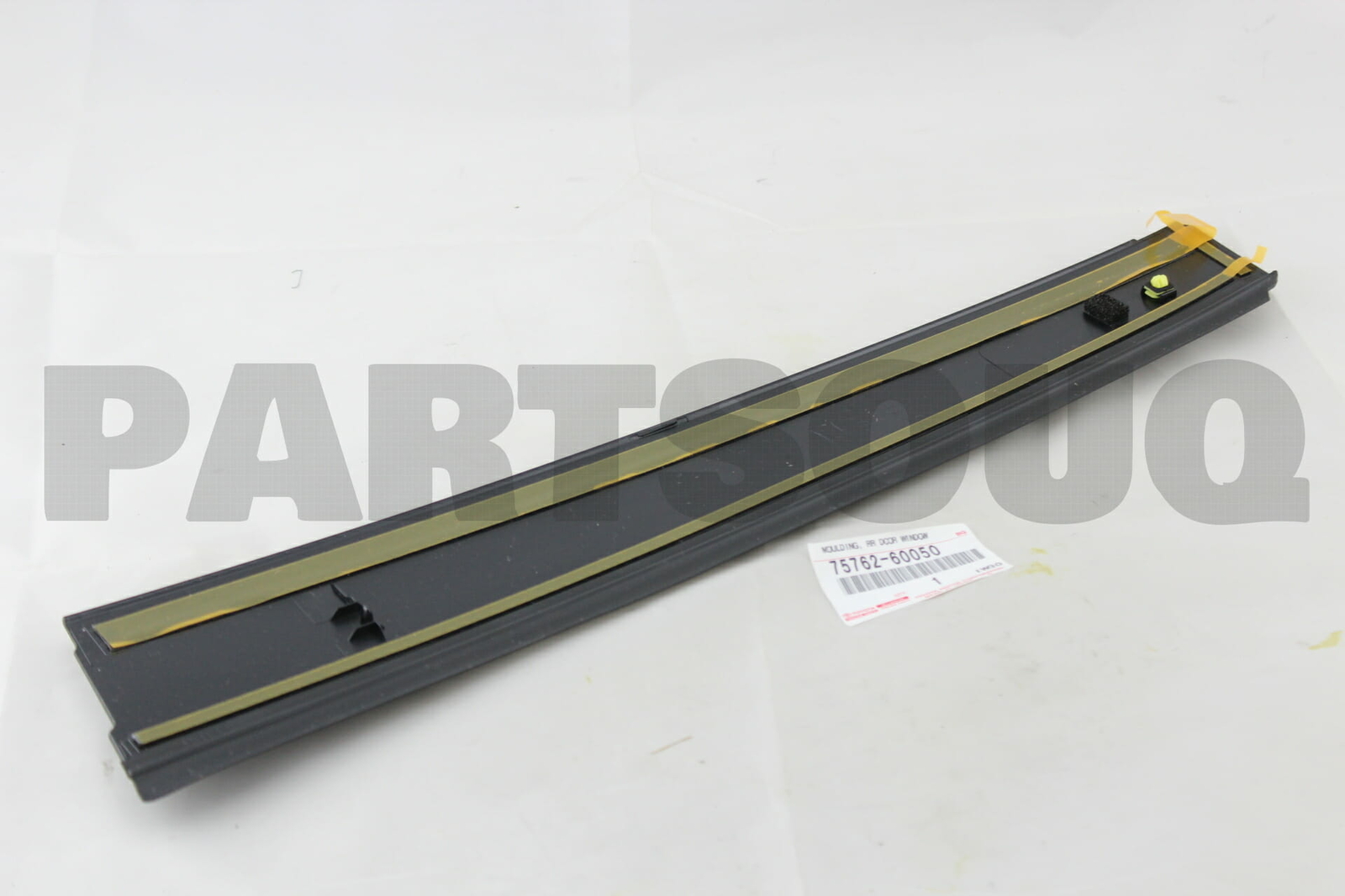 7576260050 Genuine Toyota MOULDING, REAR DOOR WINDOW FRAME, FRONT LH ...