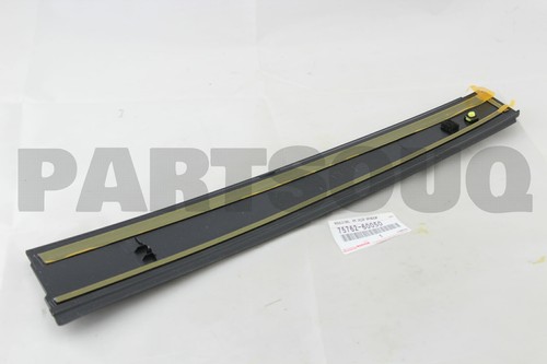 7576260050 Genuine Toyota MOULDING, REAR DOOR WINDOW FRAME, FRONT LH ...