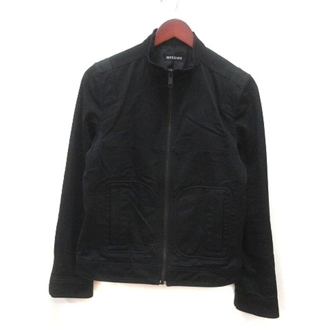 Untitled Men Jacket Zip Up Full Lining Long Sleeve 48M Black Untitled Men Jacket Zip Up Full Lining Long Sleeve 48M Black