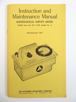 Radiation Detectors & Geigers - Civil Defense Victoreen