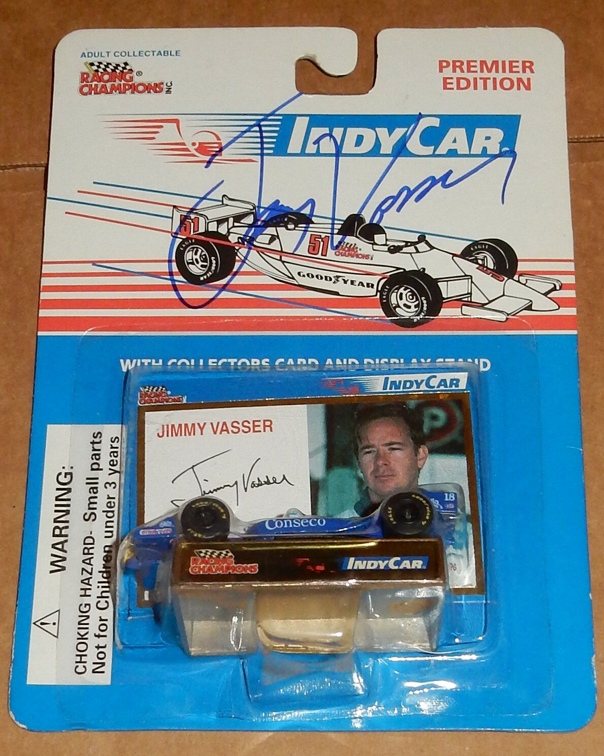 Jimmy Vasser Autographed Racing Champions Indy Car 1/64 | eBay
