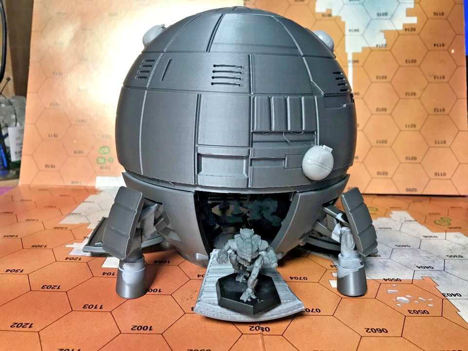 BattleTech - Mechscale Confederate Dropship | eBay