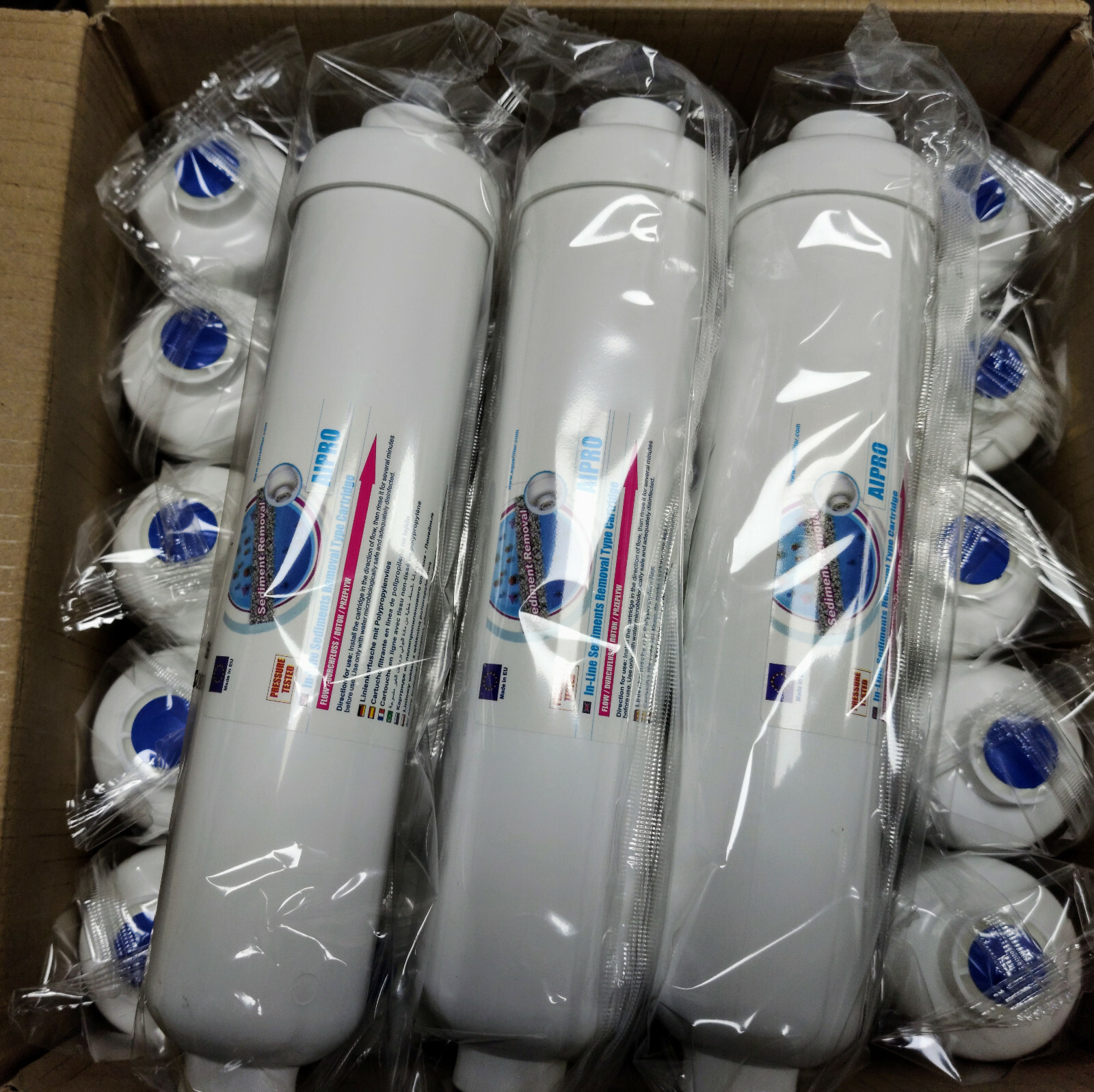 1 x Aquafilter In-Line External 5 Micron Sediment Removal Water Filter ...