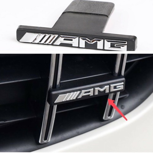 for AMG Letters Emblem Badge For Mercedes Benz C-Class W205 W204 GTR ...