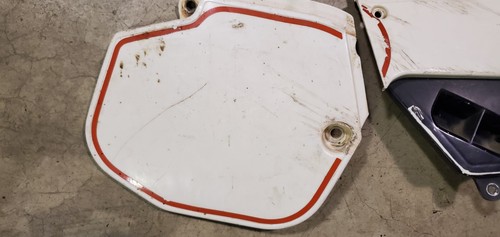 86 1986 Yamaha YZ80 YZ 80 OEM Right Side panel number plate ONLY 39K ...