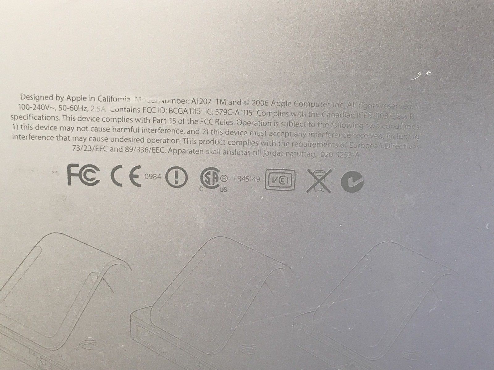 Apple iMac A1207 20" 2.16GHz/2GB/250GB ATI X1600 MAC OS 10.5.6 | eBay UK