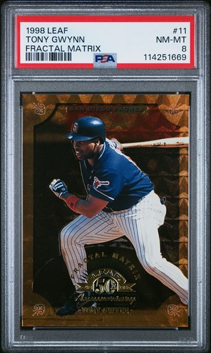 1998 LEAF FRACTAL MATRIX #11 TONY GWYNN PSA 8 | eBay