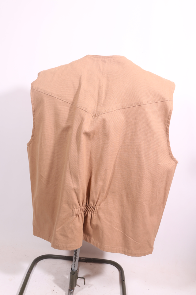 Wyoming Traders Canvas Western Vest Jacket Mens 2XLT XXL Tall Tan | eBay