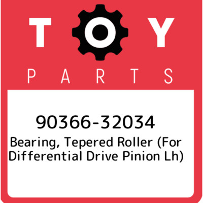 90366-32034 Toyota Bearing, tepered roller (for differential drive ...