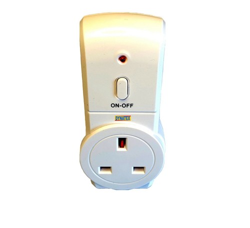 3 Wireless Remote Control Sockets Electrical 3 Pin Plug 4 Programmable ...