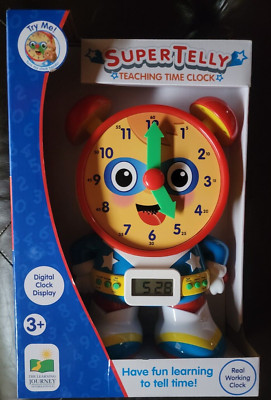 The Learning Journey - Super Telly Teaching Time Clock - Primary Colors ...