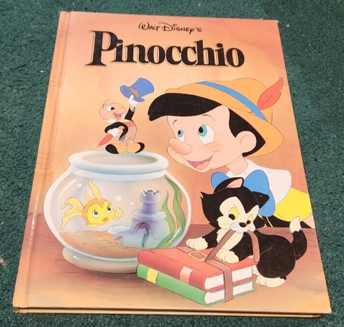 1986 Walt Disney PINOCCHIO Oversized Hardcover Twin Book | eBay