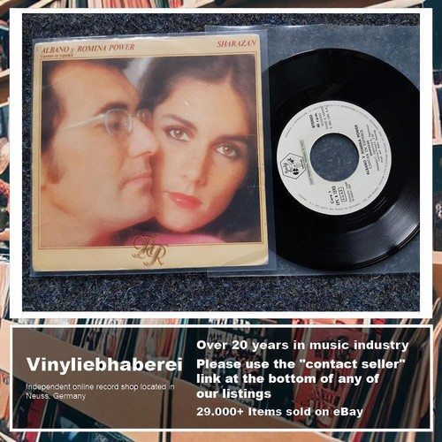 7" Single Vinyl Al Bano & Romina Power - Sharazan SUNG IN SPANISH PROMO ...