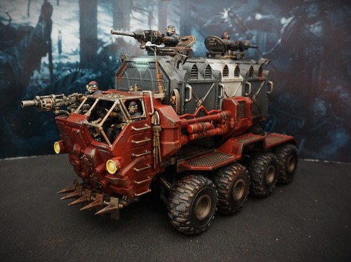 Cargo-8 Ridgehauler Trailer Promethium Tanks painted Necromunda ...
