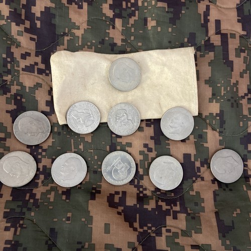 Lot Of 10 Eisenhower dollars, priced to sell fast | eBay UK