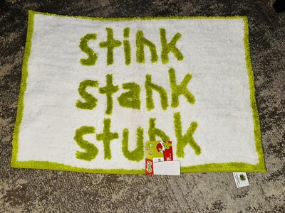 Dr. Seuss The Grinch Christmas Bath Rug Stink Stank Stunk | eBay