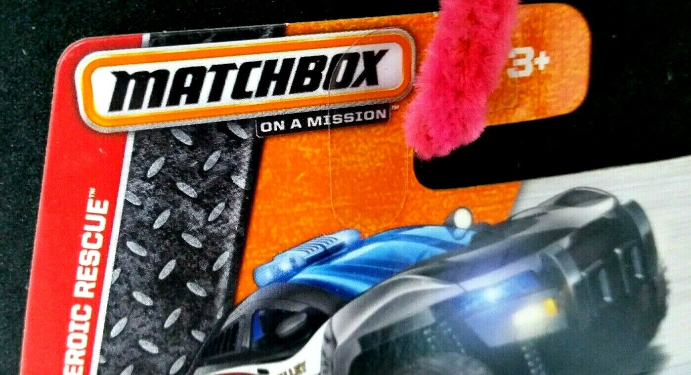 Matchbox MBX Heroic Rescue Crime Crusher 4X4 60/120 Short Card NEW ...
