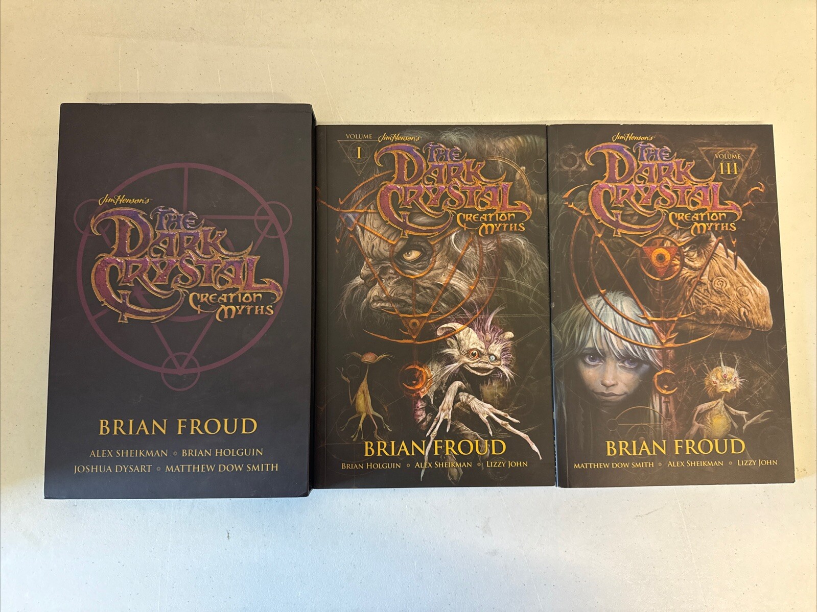 The Dark Crystal Creation Myths Books 1&3 Only Box Set By Brian Froud ...