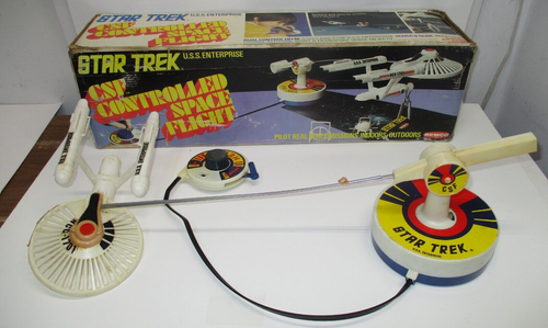 1976 REMCO Toy STAR TREK Enterprise CSF Controlled Space Flight in BOX ...