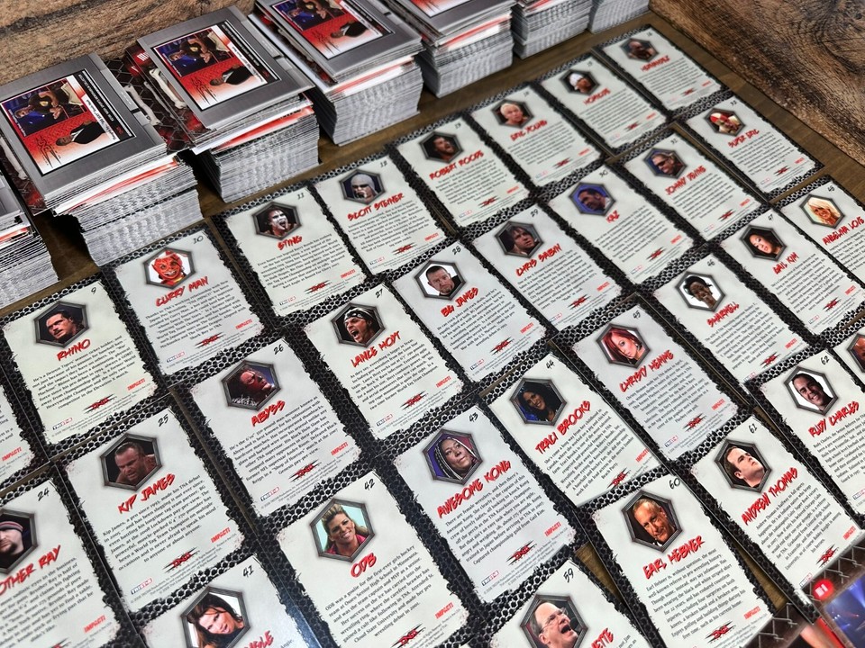 2008 TriStar TNA Impact Wrestling Complete Base Set and Insert Sets ...