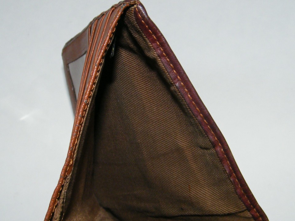 ECHT 2 PRYM GENUINE LEATHER BIFOLD WITH CHANGE HOLDER WALLET | eBay