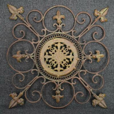 VINTAGE MID-CENTURY REPRODUCTION DESIGN METAL WALL ART PANEL #1 | eBay