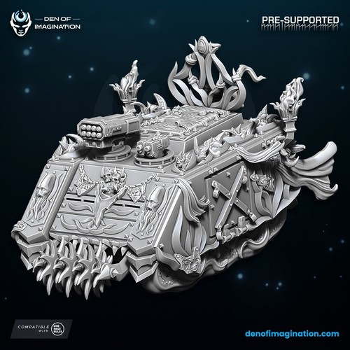 Battle / Transporter Tank Chaos of Excess - April 25 WildMesh Grimdark ...