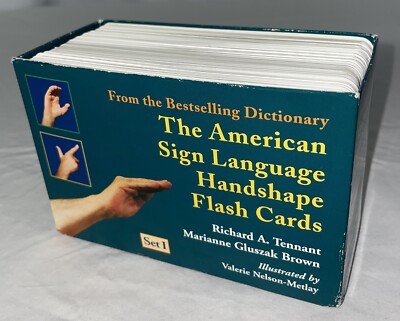 The American Sign Language Handshape Flash Cards 250 Set I Gallaudet ...