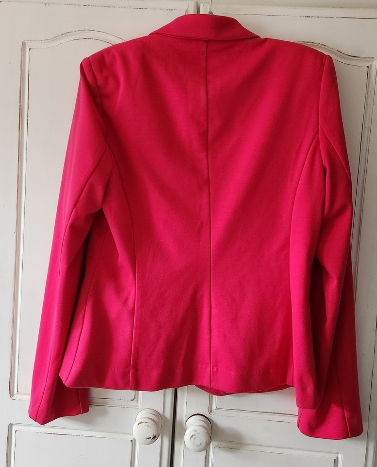 Long Tall Sally Shocking Pink Jacket In Great Condition Size 16 | eBay UK