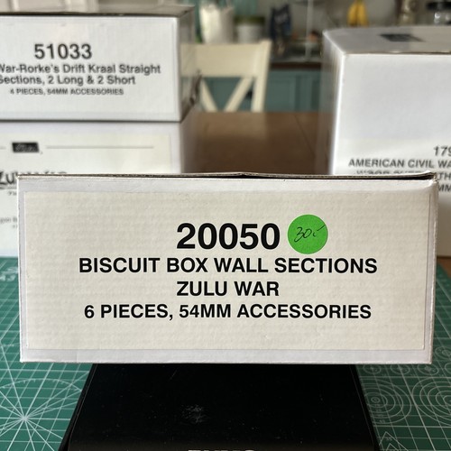 W Britain - 20050 - Biscuit Box Wall Section - Zulu Wars - Britains ...