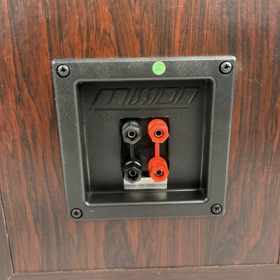 Mission 763 2-Way Floor Standing Speakers 125w Dark Brown Wood 1989 ...