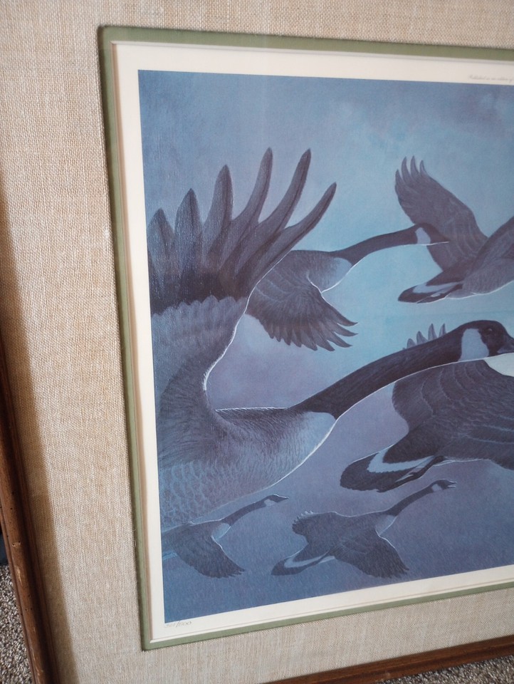 Edward J. Bierly (1920-2004) LE Print #301/800- Hand Signed, Geese | eBay