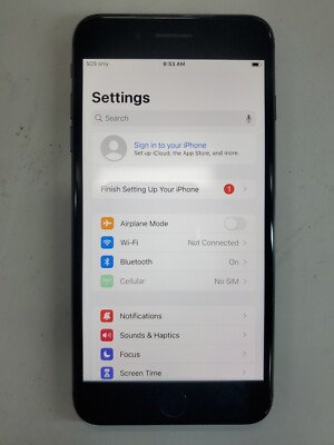 Apple iPhone 8 Plus 128GB A1897 Space Gray Unlocked, Read | eBay