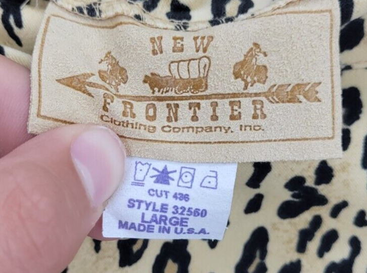 New Frontier Skirt Womens Large Southwest Animal Print Boho Aztec ...