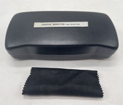Gentle Monster 2016 Collection Black Leather Glasses Clamshell Empty ...