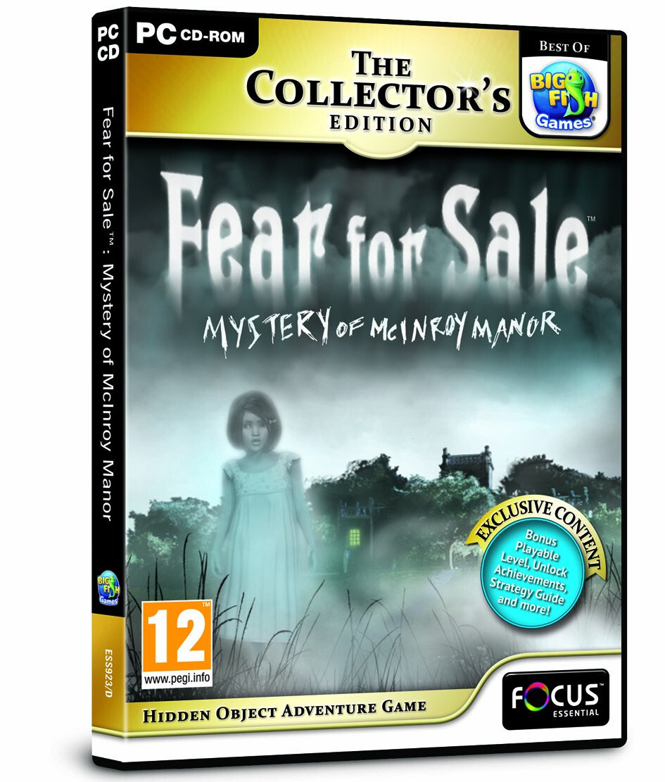 Fear for Sale: Mystery of McInroy Manor - Collectors Edition (PC CD) | eBay