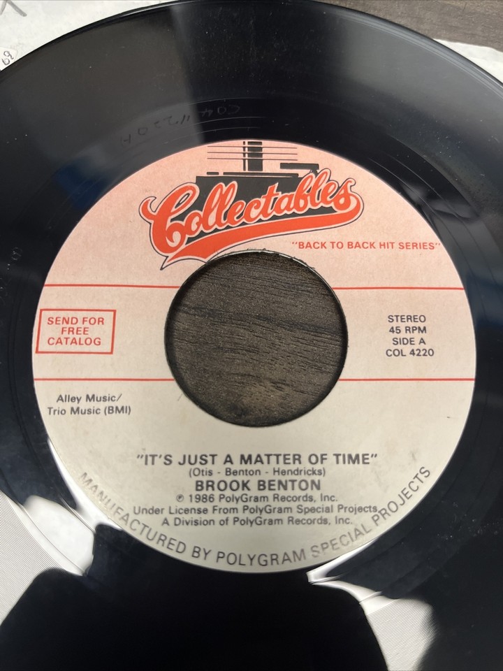 Jerry Butler “Never Give You Up” 45 COLLECTABLES Reissue…60s Soul In EX ...