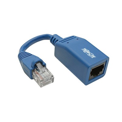 Cisco Console Rollover Cable Adapter (M/F) - RJ45 to RJ45, Blue, 5 In ...