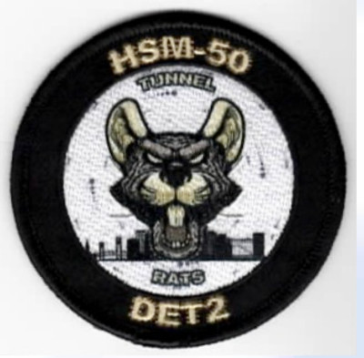 3" NAVY HSM-50 DET-2 TUNNEL RATS EMBROIDERED PATCH | eBay